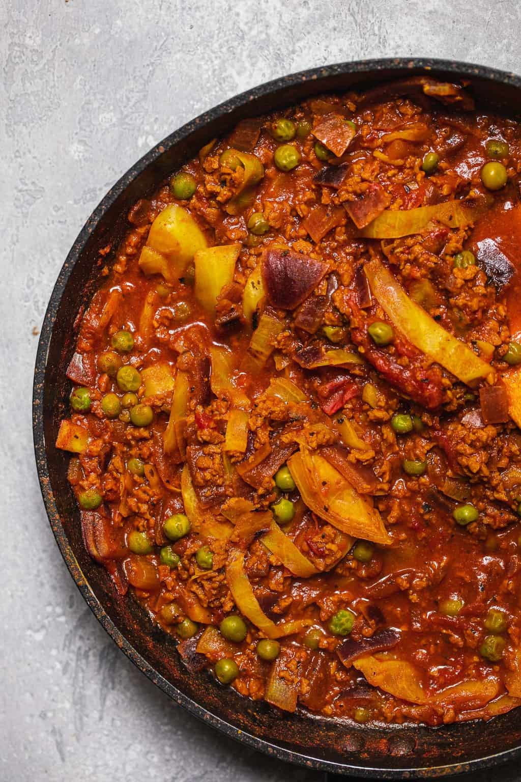 Vegan Soy Mince And Pea Stew Gluten free Oil free Earth Of Maria Vegan Soy Mince And Pea Stew Gluten free Oil free Earth Of Maria